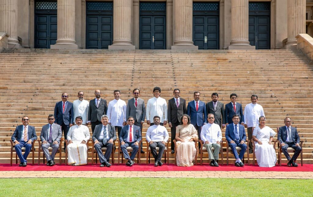 The New Prime Minister and Cabinet Officially Sworn In • Sri Lanka Brief